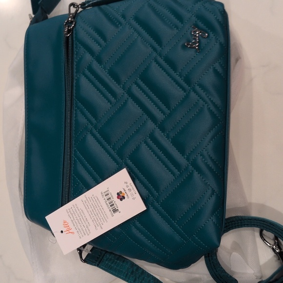 lug | Bags | Lug Double Dip Satin Luxe Vl In Teal | Poshmark